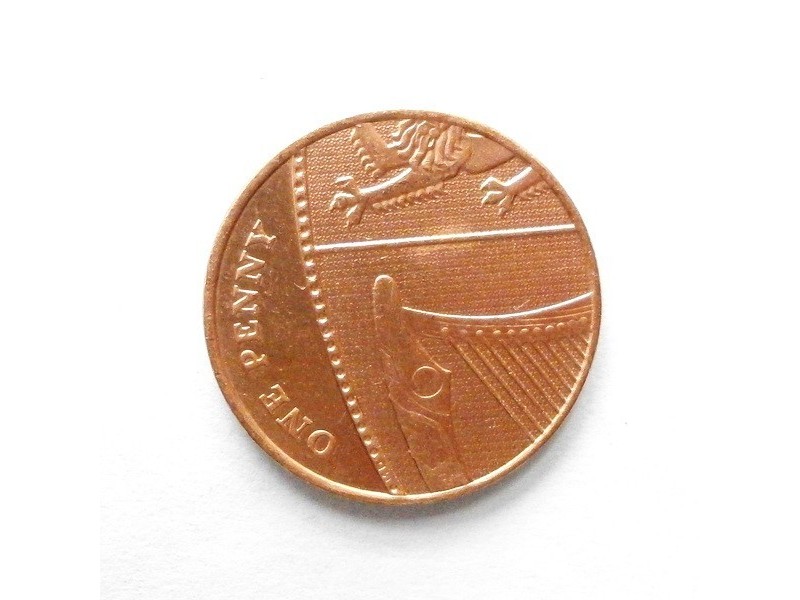 Velika Britanija 1 peni 2010