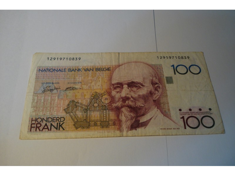 BELGIJA - 100 FRANACA - DEVEDESETE