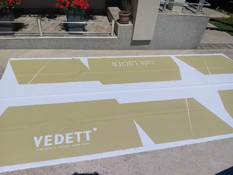 cirada platno Vedett 3,45x1,62m kao nova