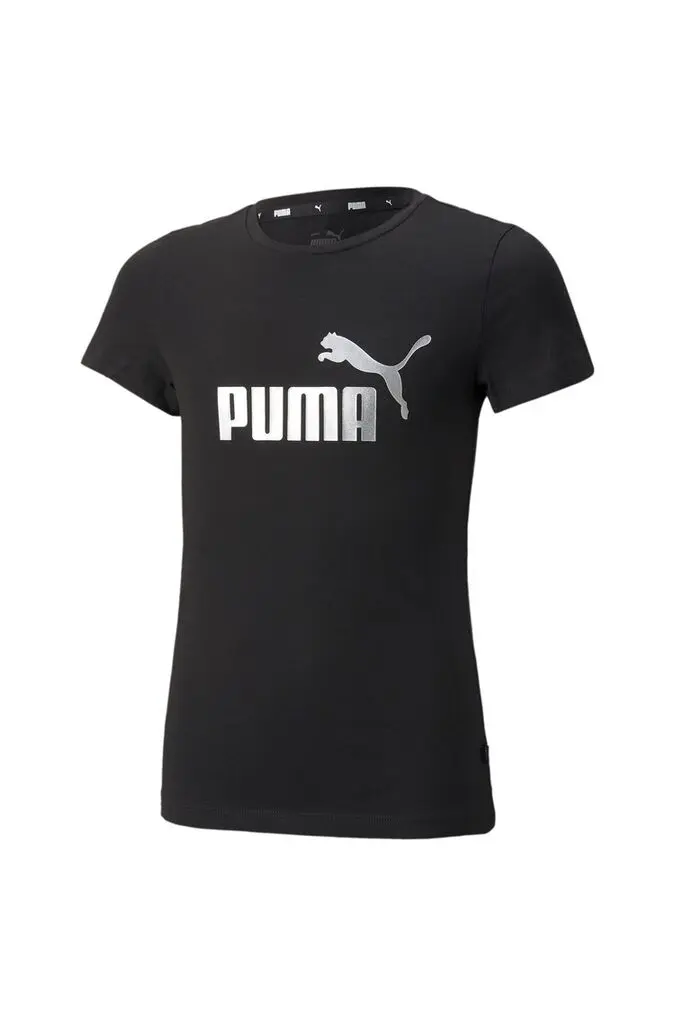 Puma Majca za devojčice Ess+Logo Tee G, Crna