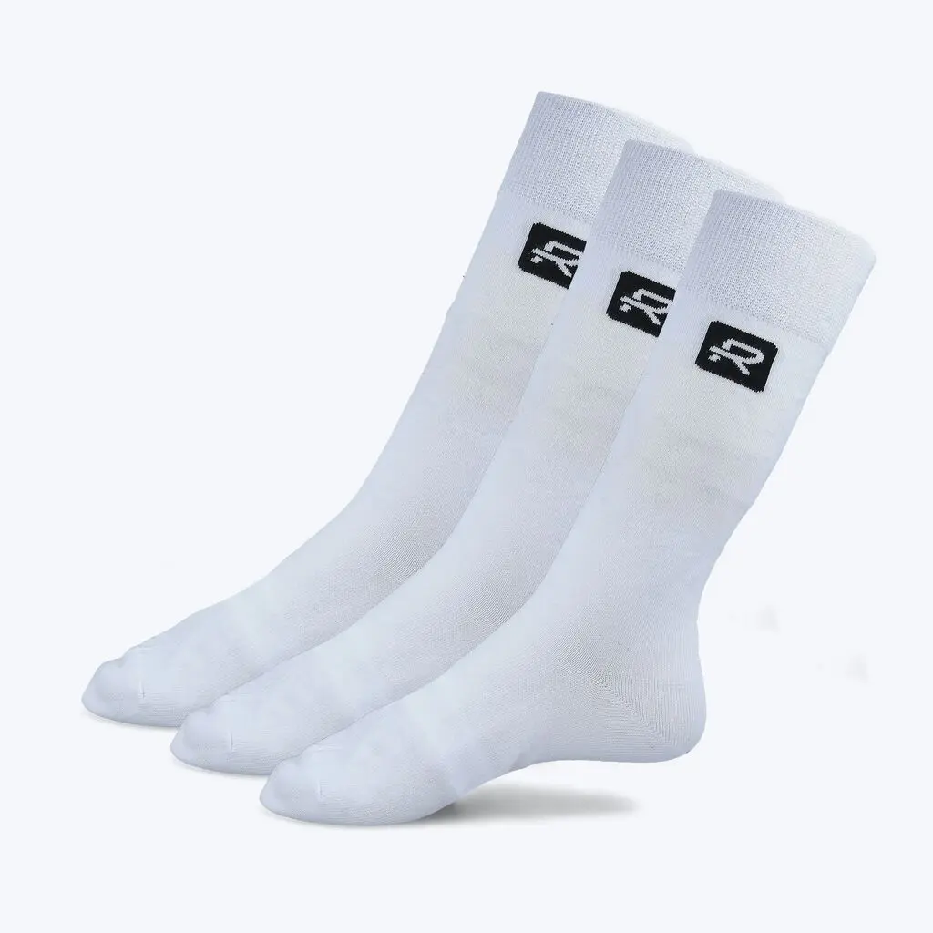 Rang Čarape Classic High Thin, 3 komada, Bele