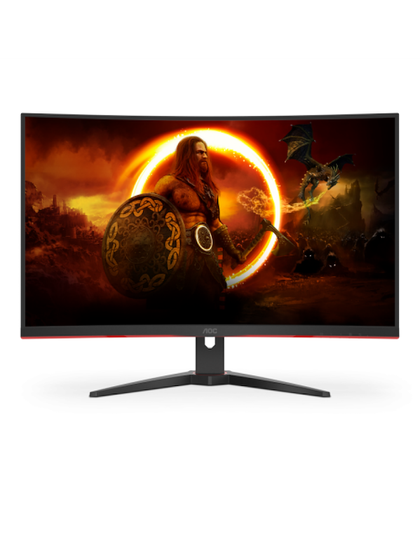 AOC C32G2ZE BK 31.5" VA,zakrivljen 1920x1080 240Hz 0.5ms MPRT HDMIx2,DP freesync VESA crna