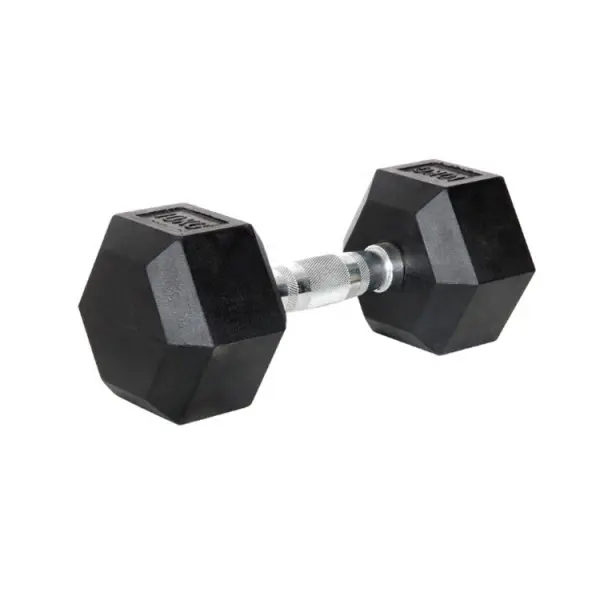 Hawk Fitness Bučica Hex, 30kg, Crni