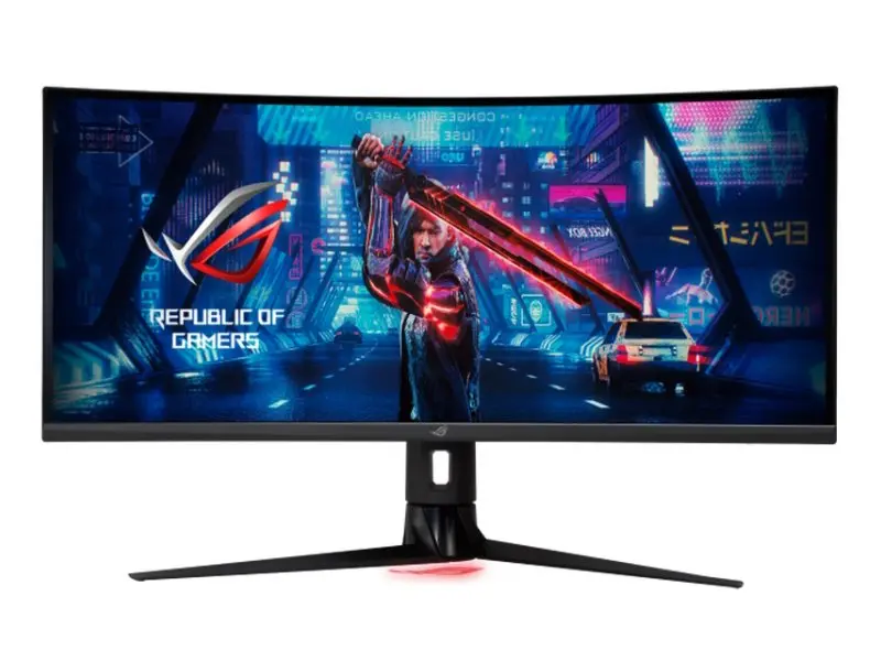 ASUS Monitor ROG Strix XG349C, IPS WQHD, 180Hz, USB-C Curved, Crni