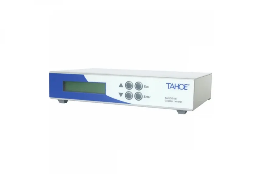 Tahoe 681 1-port SHDSL.bis ruter / firewall / modem, brzina do 5.7 Mb/s i domet do 5km preko 1 parice, LCD kontrola, 1 x RJ-45 10/100 LAN, VLAN/QoS/SNMP
