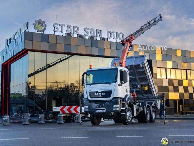 MAN TGS 26.360 6x6 PALFINGER PK 18001 EH Crane Kipe kiper