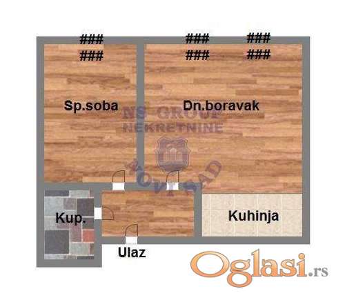 Dvosoban stan u izgradnji na Podbari
