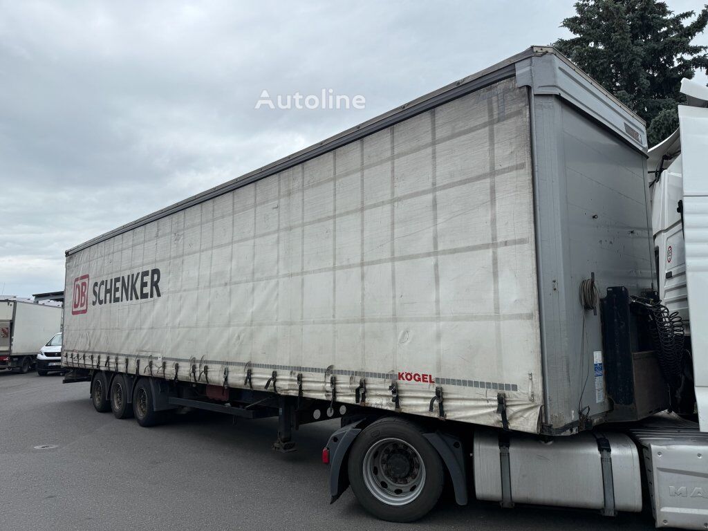 Kögel S24-1 MEGA/lowdeck poluprikolica sa kliznom ceradom