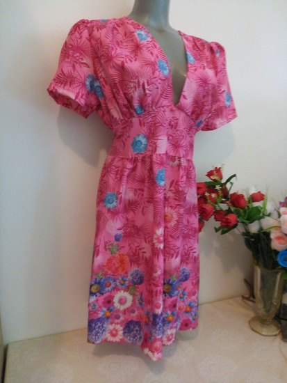 Nova MS pink cvetna 4 dugmica S/M