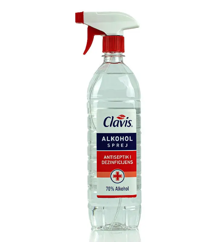 Clavis 70% Aalkohol sprej, antiseptik i dezificijent sa triger raspršivačem, 1L