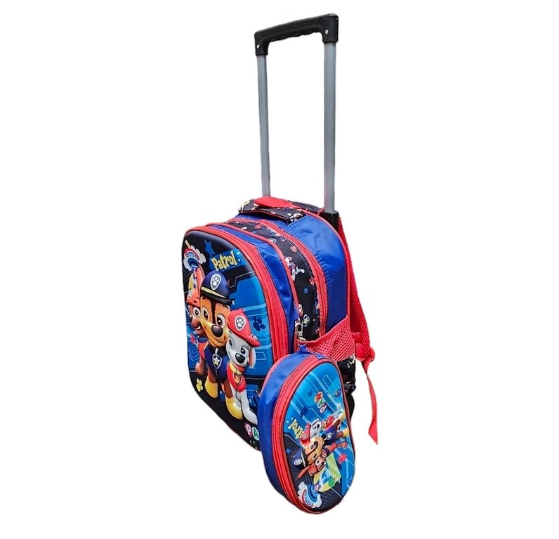 3u1 Ranac set Patrolne sape – Torba sa tockicima i rickom, lunch torba i pernica MDL646