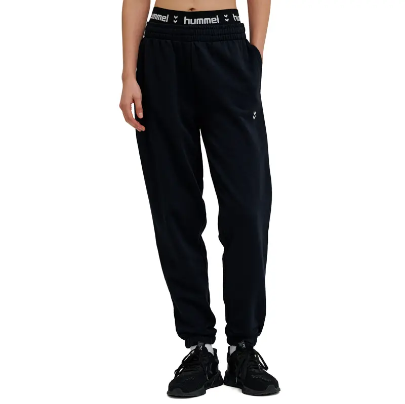 HUMMEL Ženske trenerke HML Pulse Co Regular W Sweat Pants, Donji deo, Crne