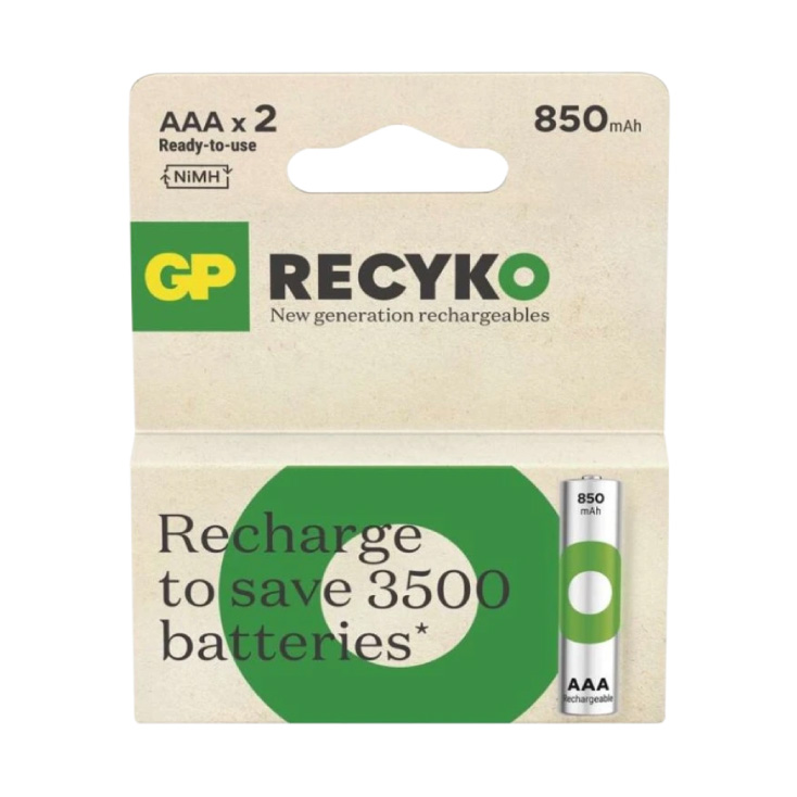 GP punjive baterije AAA 850 mAh