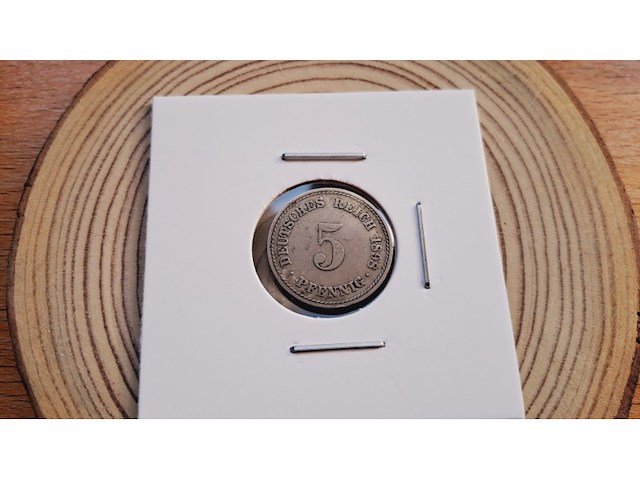 NEMACKA 5 PFENNIG 1898 GODINA KOVNICA A