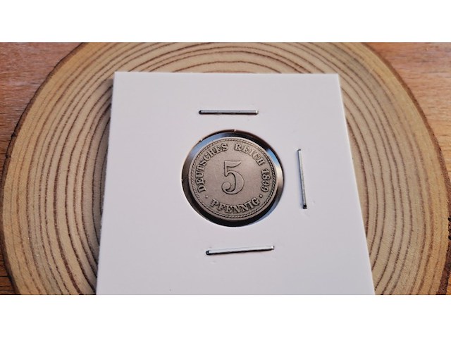 NEMACKA 5 PFENNIG 1899 GODINA KOVNICA A