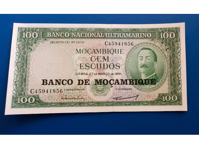 Mozambik 100 eskudos 1976