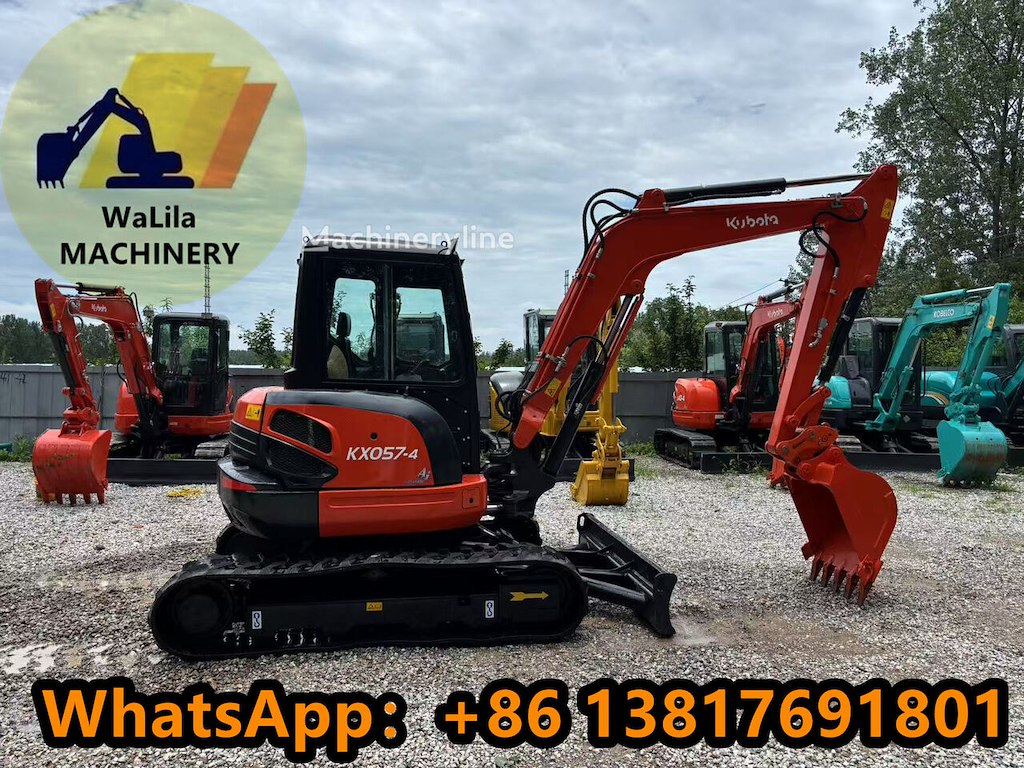 Kubota KX057-4 mini bager