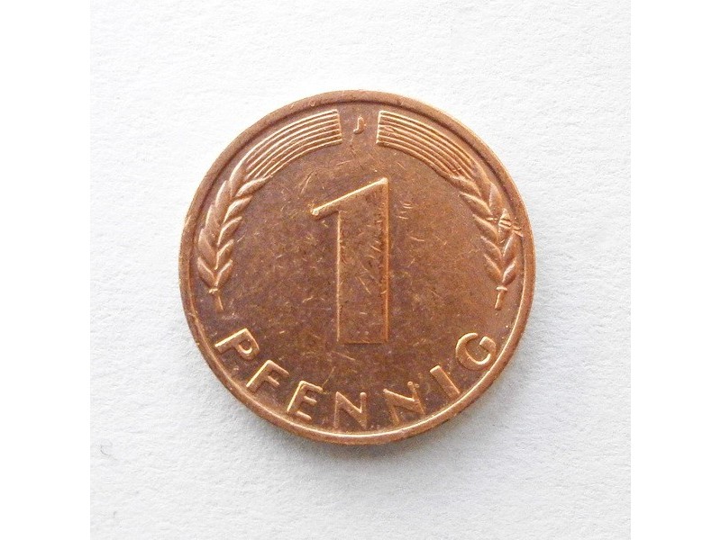 Nemačka 1 fening 1950 J
