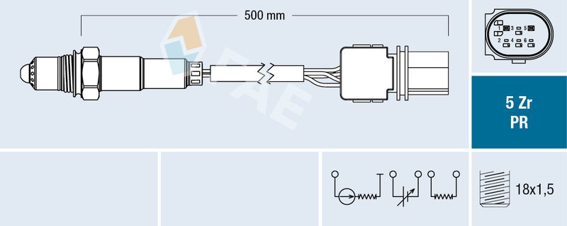 Lambda-sonda FAE 75060