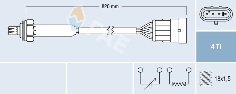 Lambda-sonda FAE 77184