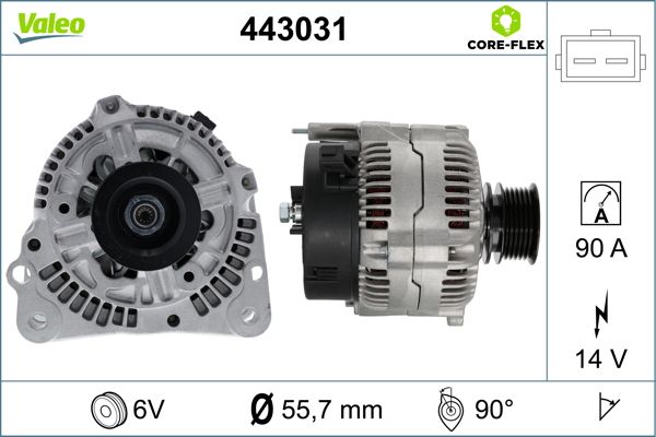 Alternator VALEO 443031