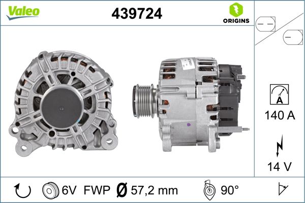 Alternator VALEO 439724