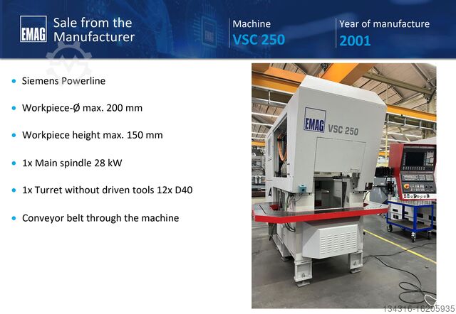 Vertikalna letla
EMAG VSC 250