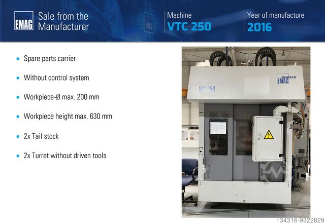 Mašina za obradu okna
EMAG VTC 250