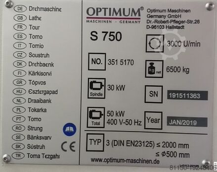 Centralna letta
Optimum OPTIturn S 750