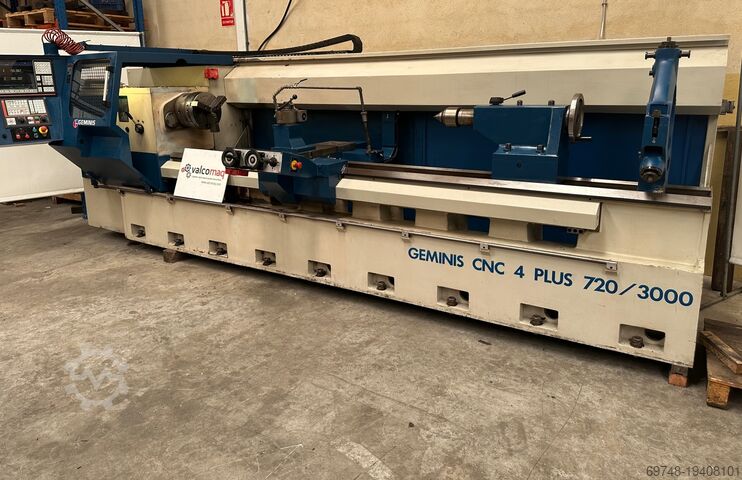 CNC lathe
Geminis CNC 4 Plus 720 x 3000 mm