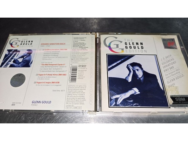 Bach, Glenn Gould - The Goldberg variations , ORIG.