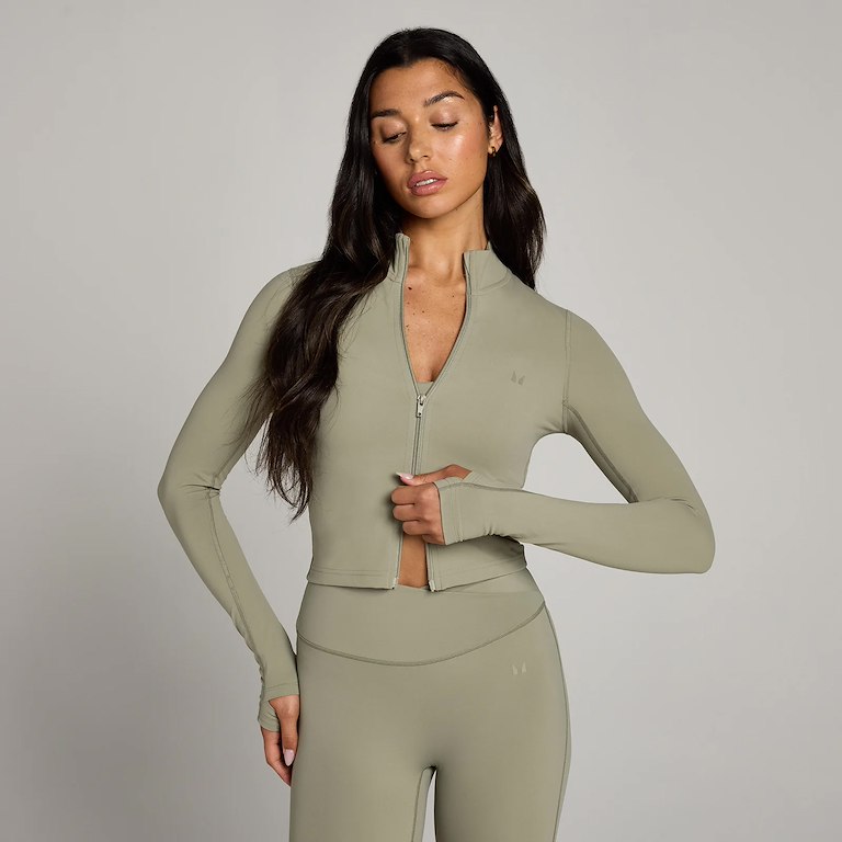 MP Women's Tempo Cropped Jacket − ženska jakna − maslinastosiva