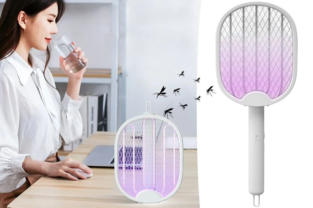 InsekSvatt električna palica protiv komaraca i krpelja, LED, USB punjenje Brza isporuka