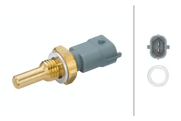Senzor, temperatura rashladne tečnosti HELLA 6PT 009 107-611