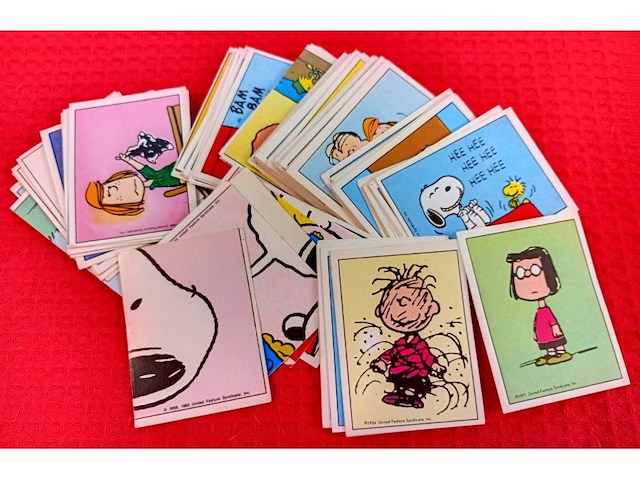 I LOVE SNOOPY sličice žive na komad ✿✿✿