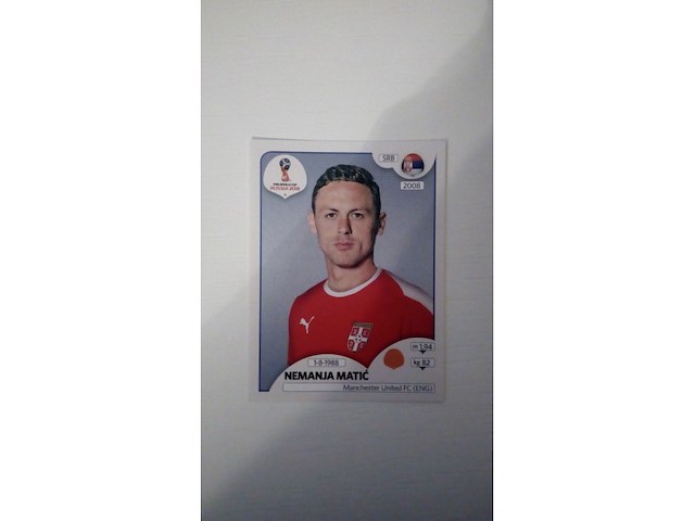 Panini FIFA 2018 Russia sličica broj 412