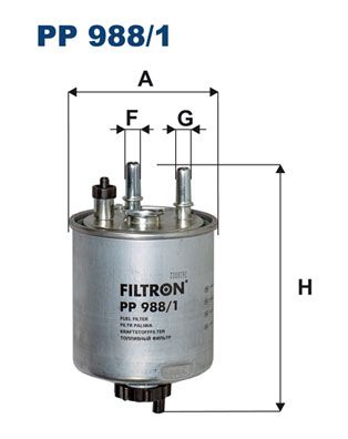 Filter za gorivo FILTRON PP 988/1