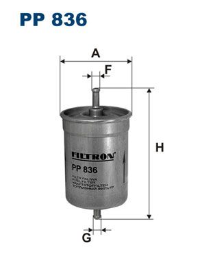 Filter za gorivo FILTRON PP 836