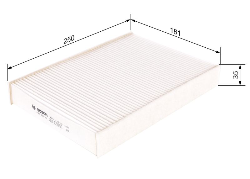Filter, vazduh unutrašnjeg prostora BOSCH 1 987 435 057