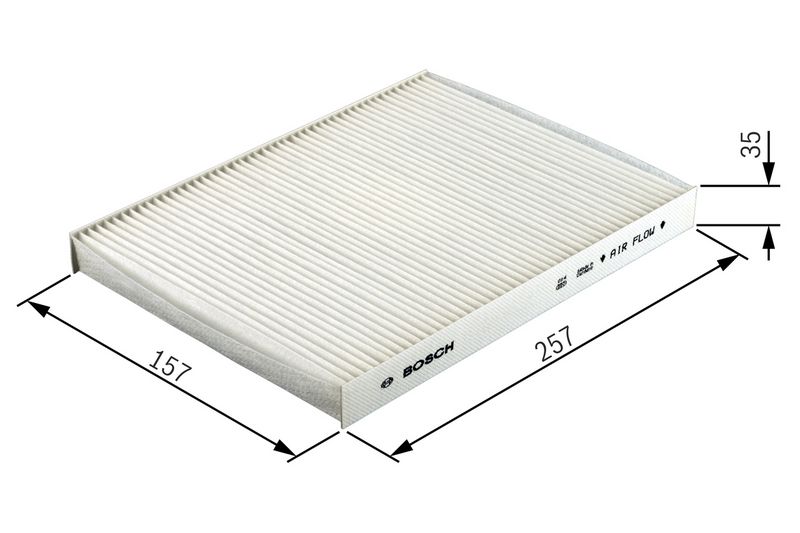 Filter, vazduh unutrašnjeg prostora BOSCH 1 987 432 327