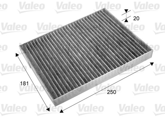 Filter, vazduh unutrašnjeg prostora VALEO 715667