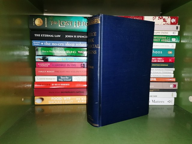Source Book for Social Origins: Ethnological Materials