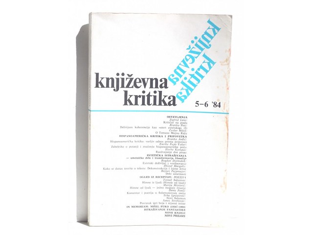 Književna kritika 5-6 84 Mišel Fuko Lavkraft