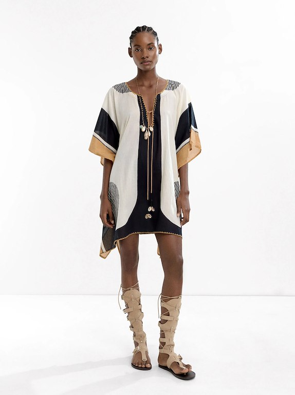 PRINTED KAFTAN 100% COTTON