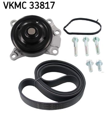 Pumpa za vodu + garnitura klinastog rebrastog kaiša SKF VKMC 33817