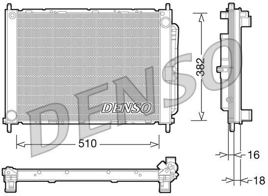Modul hladnjaka DENSO DRM23101
