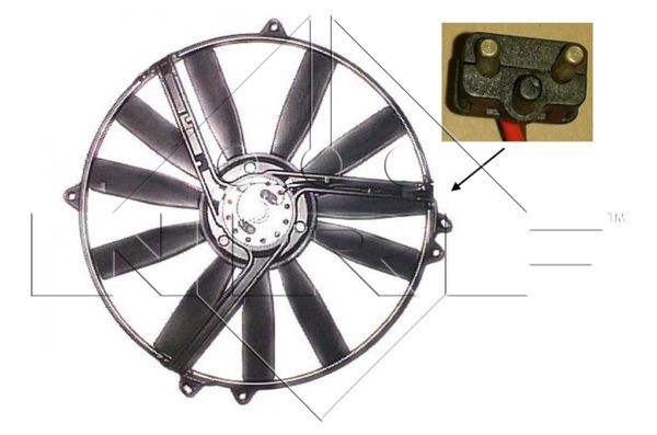 Ventilator hladnjaka NRF 47300
