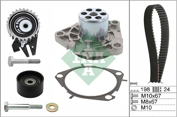 Pumpa za vodu + komplet zupčastog kaiša Schaeffler INA 530 0626 30