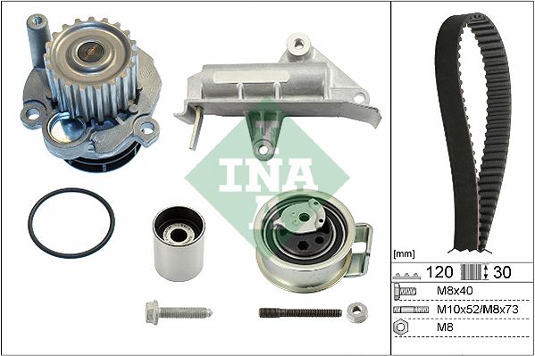 Pumpa za vodu + komplet zupčastog kaiša Schaeffler INA 530 0177 30