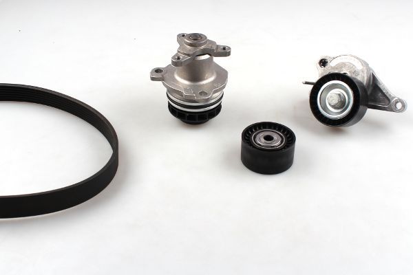 Pumpa za vodu + garnitura klinastog rebrastog kaiša HEPU PK09640